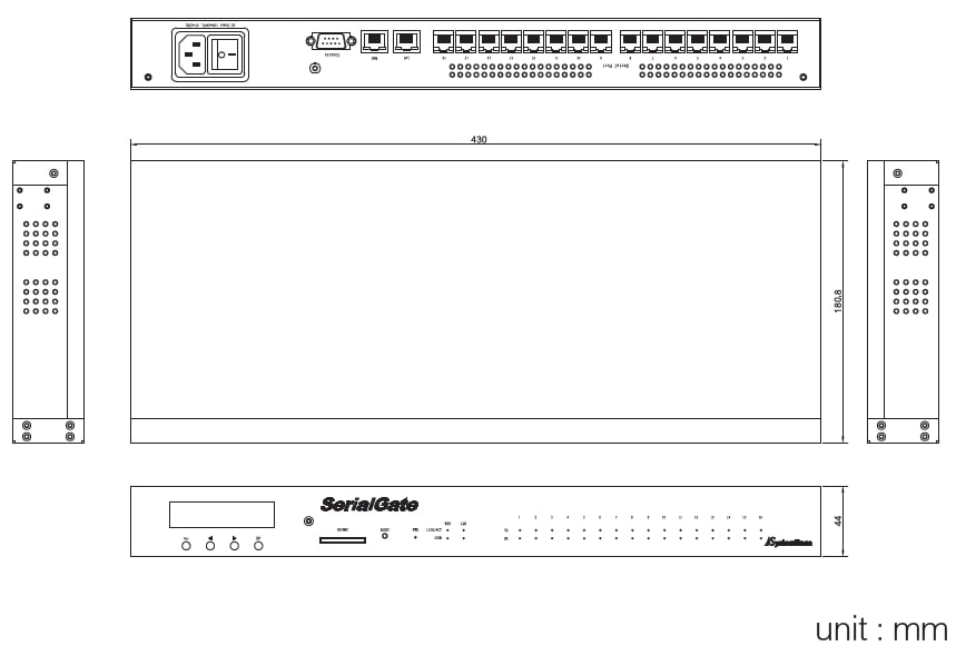 SG-1160/ALL (RS232/422/485) | 디바이스서버 | 시스템베이스 | SG-1000 Series | SystemBase