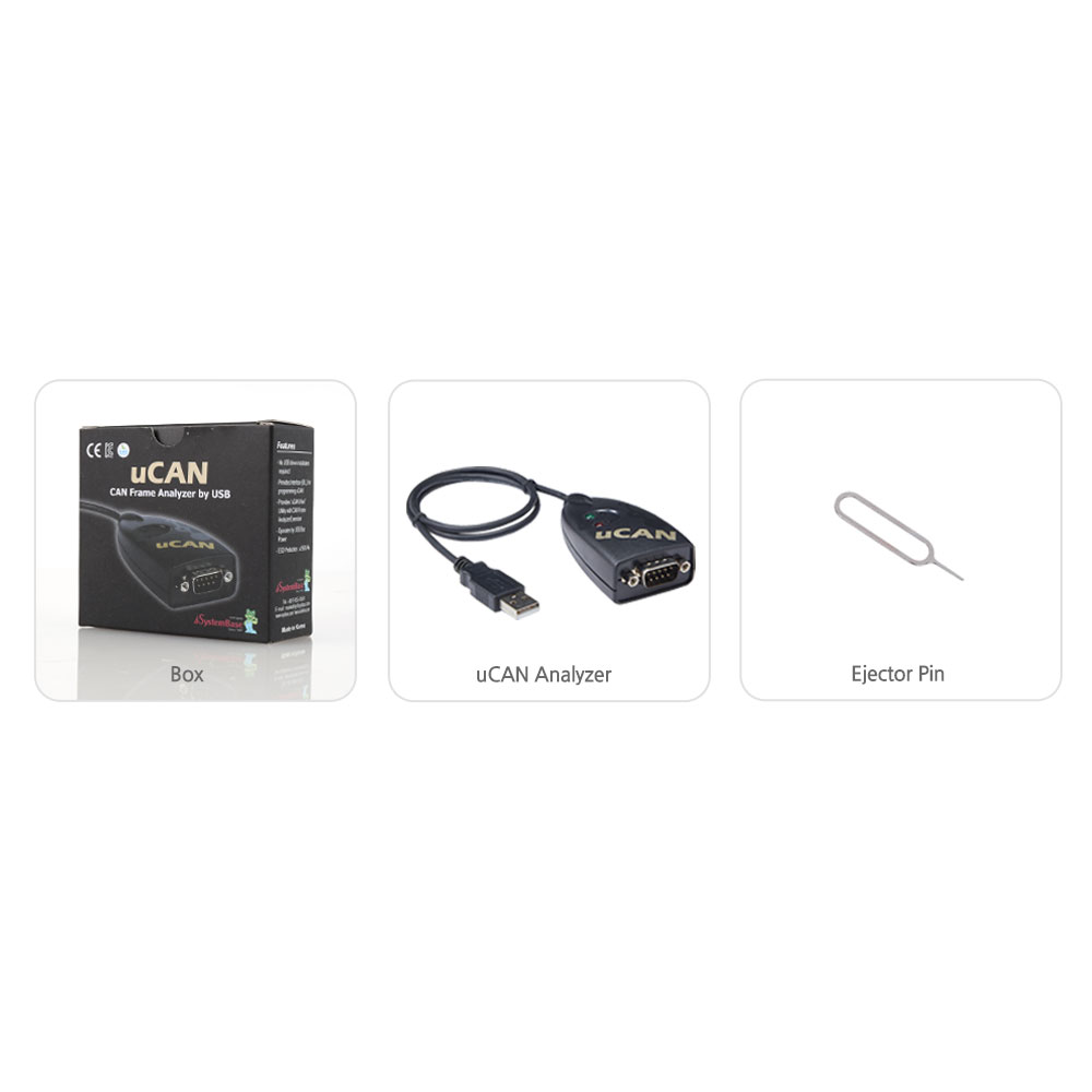 uCAN v2.0/Analyzer | Converter | SystemBase