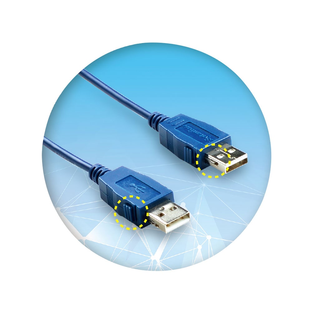 Latching USB AM-AM Cable | Accessary | SystemBase